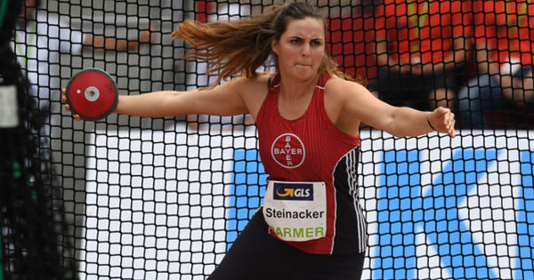 Marike Steinacker schleudert WM-Norm - TSV Bayer 04 Leverkusen e.V.